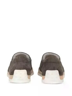 TOD'S Braided Trim Gommino Loafers