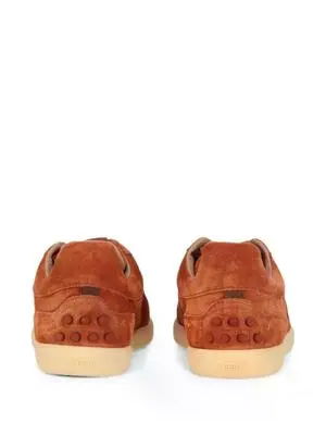 TOD'S Tabs Logo-embossed Suede Sneakers