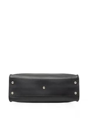 Fendi Leather Peekaboo Iconic Satchel - Blue