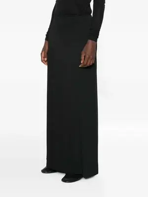 JIL SANDER Maxi Skirt With Pleated Insert