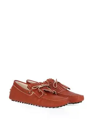 TOD'S Fringed Gommino Loafers - Brown