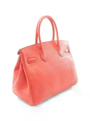 Hermès 2017 30 Birkin Clemence Leather Tote Bag