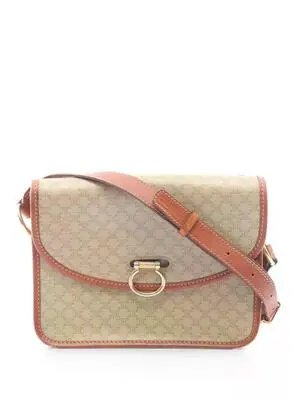 Celine 2000s Triomphe Shoulder Bag - Neutrals