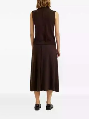 Chinti & Parker Seam-detail A-line Midi Skirt