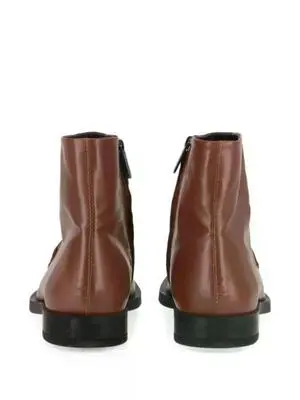 TOD'S Leather Penny Ankle Boots