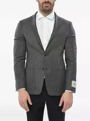Corneliani Single-breasted Blazer - Grey