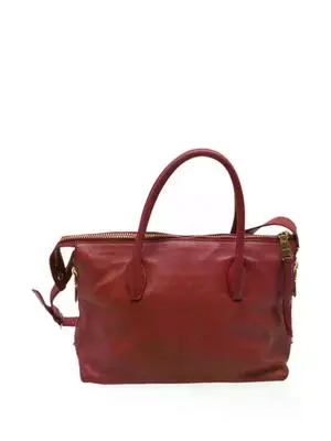 Miu Miu 2016 Madras Top Handle Leather Bag