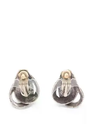 Hermès 2000s Logo-engraved Earrings