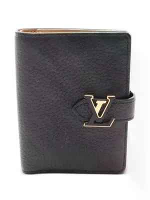 LOUIS VUITTON Vertical Bi-fold Wallet - Black