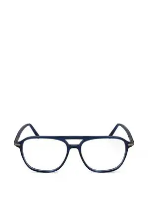 FERRAGAMO Square Full-rim Glasses - Blue