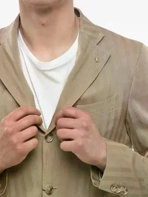 Corneliani Herringbone Cotton Blazer