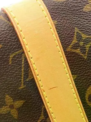 LOUIS VUITTON 2001 55 Keepall Bandoulière Monogram Canvas Holdall