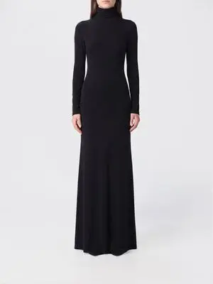 TOM FORD Long Sleeve High Neck Maxi Dress