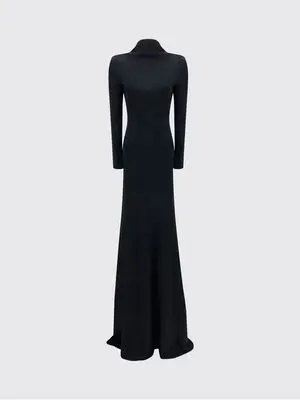 TOM FORD Long Sleeve High Neck Maxi Dress