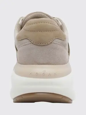 Hogan Trainers With Logo Detailing - Beige