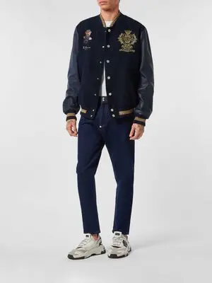 Philipp Plein Embroidered Varsity Jacket