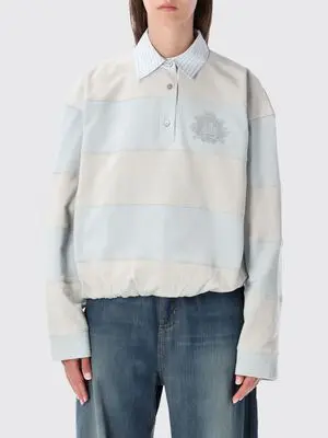 Acne Studios Striped Collared Sweatshirt