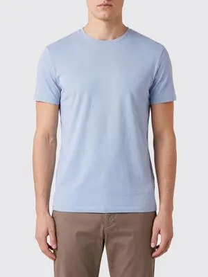 RRD Crewneck T-shirt In Stretch Cotton Blend With Applied Logo - Grey