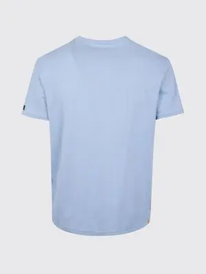 RRD Crewneck T-shirt In Stretch Cotton Blend With Applied Logo - Grey
