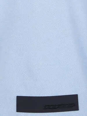 RRD Crewneck T-shirt In Stretch Cotton Blend With Applied Logo - Grey