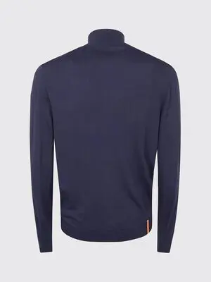 RRD Zip-up Fine Knit Cardigan - Blue