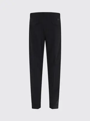 RRD Tailored Pleated Trousers With Cuffed Hem - Black