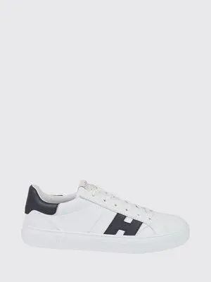 Hogan Crosswind Smooth Calfskin Sneakers With H Logo - White