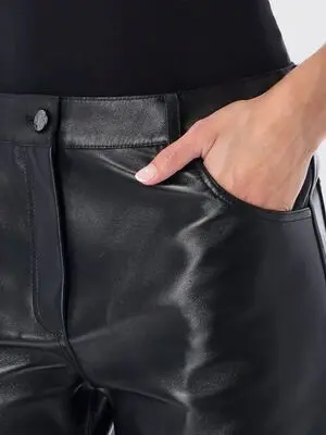 Magda Butrym Tailored Leather Trousers