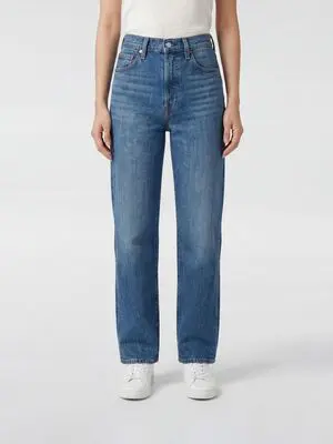LEVI'S Ribcage High-waisted Straight Jeans - Blue