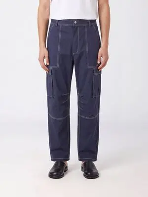 CARRER Contrast Stitch Cargo Trousers