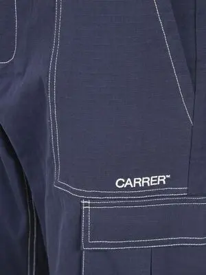 CARRER Contrast Stitch Cargo Trousers