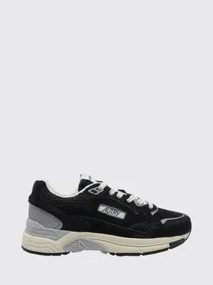 AUTRY Hyperway Low-top Sneakers In Leather And Mesh With A Serrated Sole