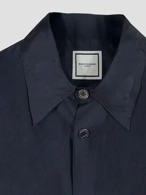 WOOYOUNGMI Water-repellent Polyester Trench Coat