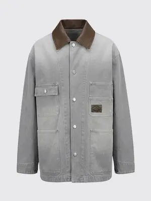 WOOYOUNGMI Tailored Jacket With Leather Collar