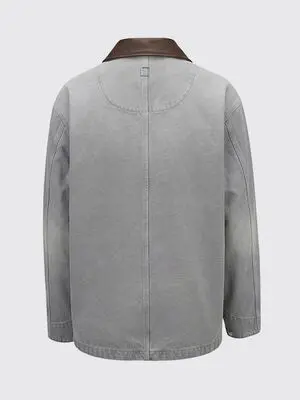 WOOYOUNGMI Tailored Jacket With Leather Collar