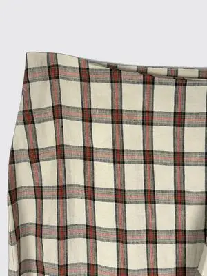 RÓHE Plaid Wrap Skirt