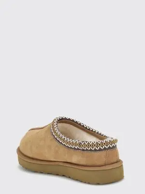 UGG Tasman Ii Suede Sabot Mules With Wool Interior - Walnut