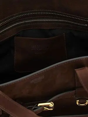 Moschino Suede Handbag