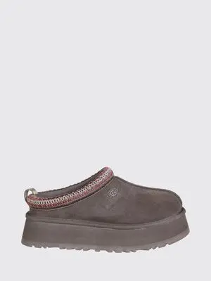 UGG Ugg Tazz II Suede Platform Mules With Contrast Stitching Brown