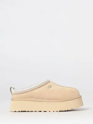 UGG Tazz Ii Suede Platform Mules With Contrast Stitching - Sand