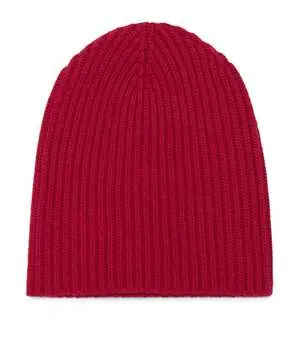 Johnstons Of Elgin Cashmere Lovat Beanie - Red