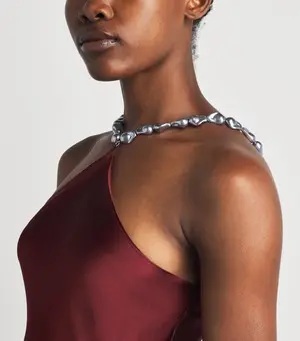 Staud Cadence Maxi Dress With Beaded Straps