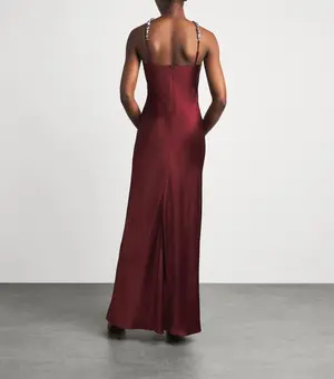 Staud Cadence Maxi Dress With Beaded Straps