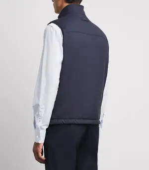 Paul & Shark Virgin Wool Reversible Gilet