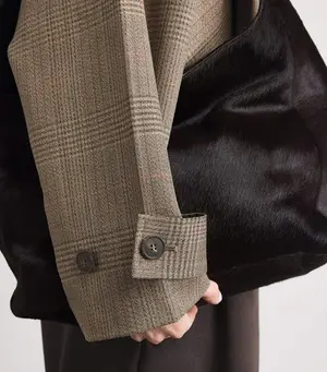 RÓHE Virgin Wool Suede-collar Blouson Jacket