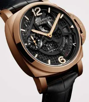 Panerai Goldtech Luminor 31 Days Skeleton Dial Watch