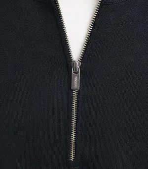 Barena Venezia Merino Wool Quarter-zip Pullover