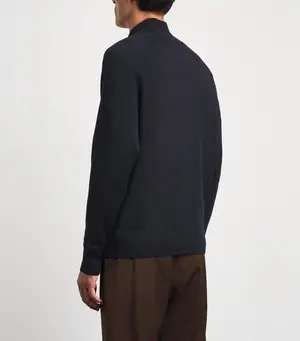 Barena Venezia Merino Wool Quarter-zip Pullover