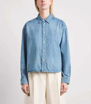 Polo Ralph Lauren Denim Shirt With Embroidered Polo Pony