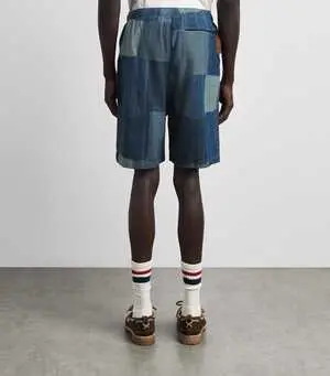 Kapital Cotton Patchwork Shorts